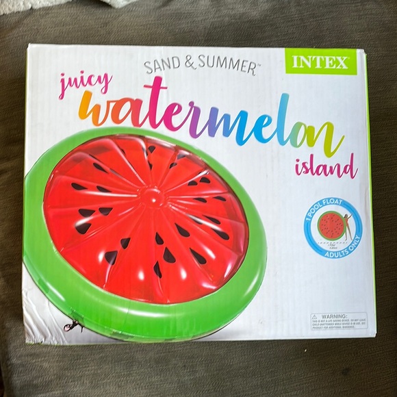 Other | Nwt Watermelon Island Pool Floaty | Poshmark